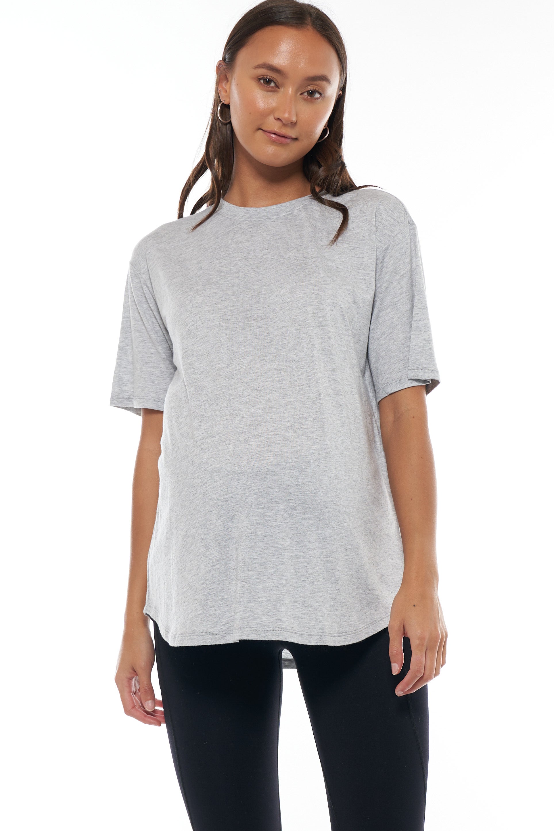 grey maternity tee – BAE The Label Australia