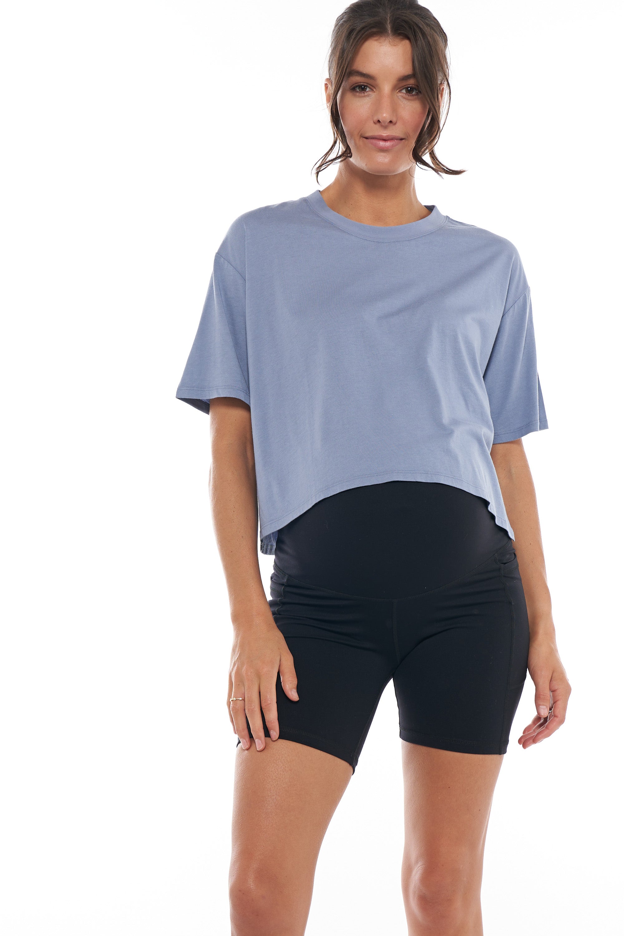 Cropped Maternity Tee – BAE The Label Australia
