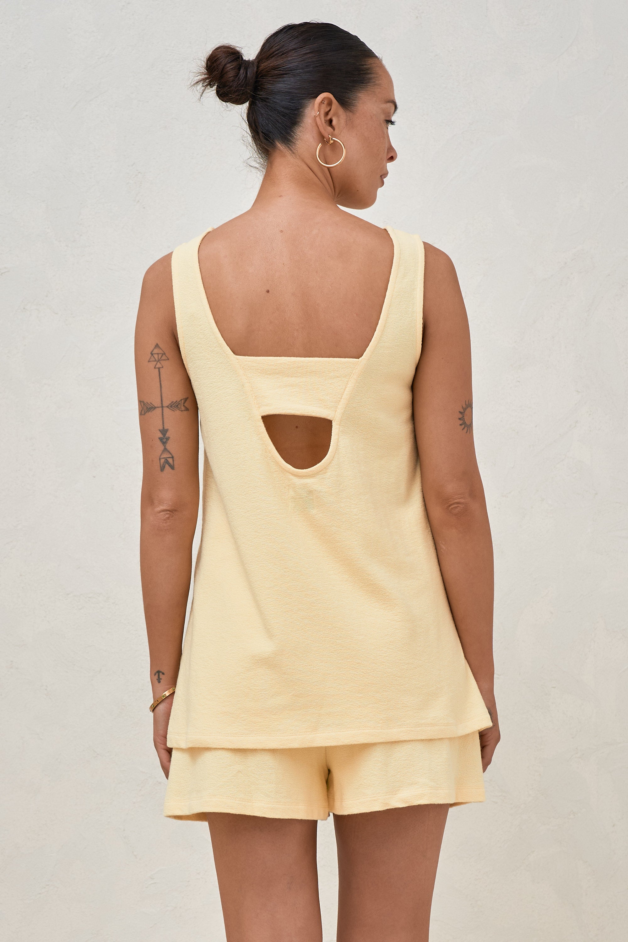 Maternity Tank Top in Lemon – BAE The Label Australia