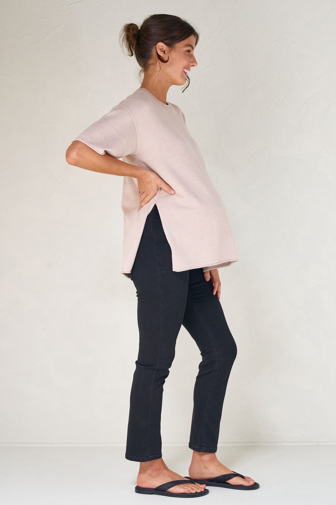 WHS26-JEA20-In Step Slim Jean - Washed Black – BAE The Label Australia