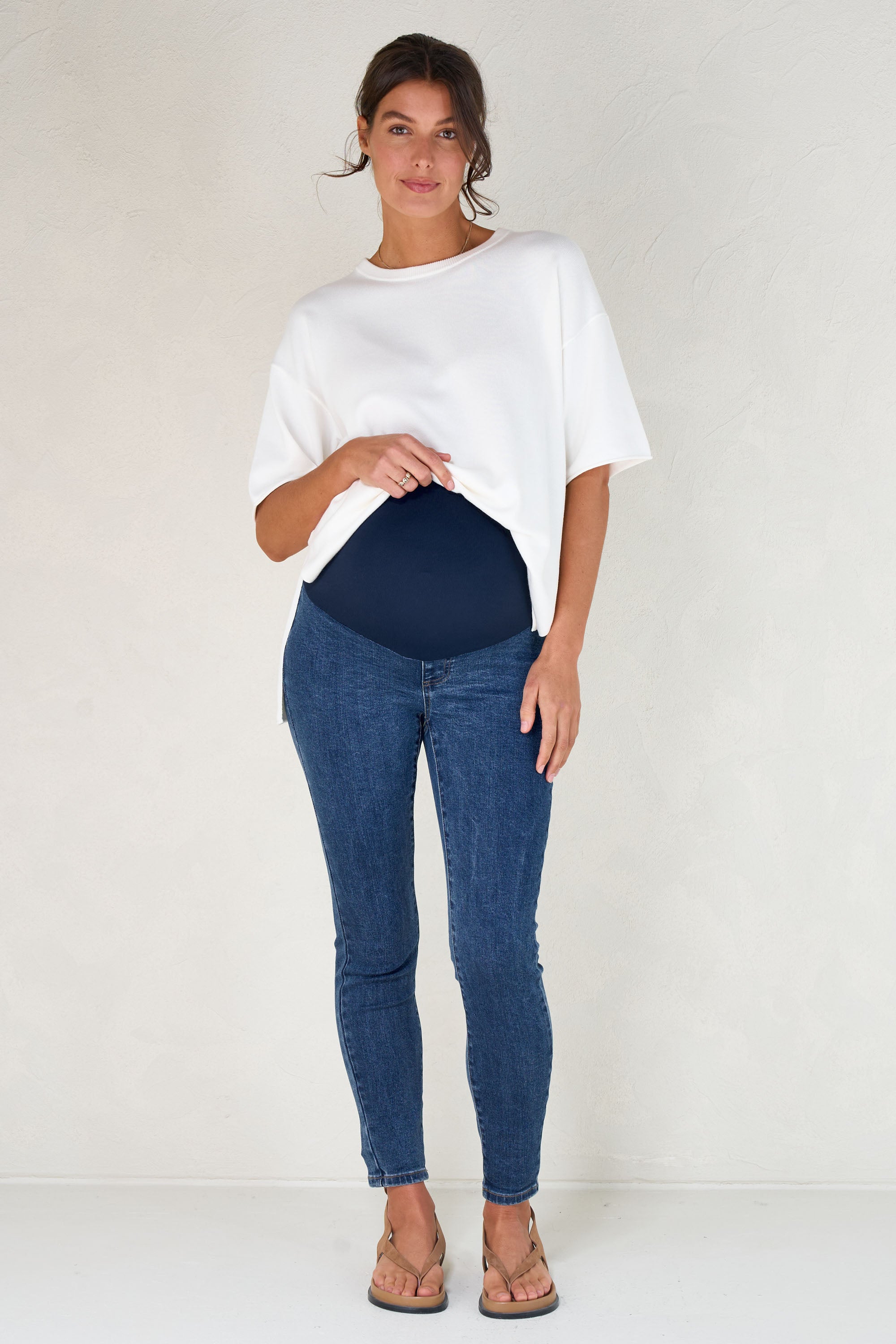 WHS26-JEA16-Still Here Skinny Jean - Indigo Fade – BAE The Label Australia