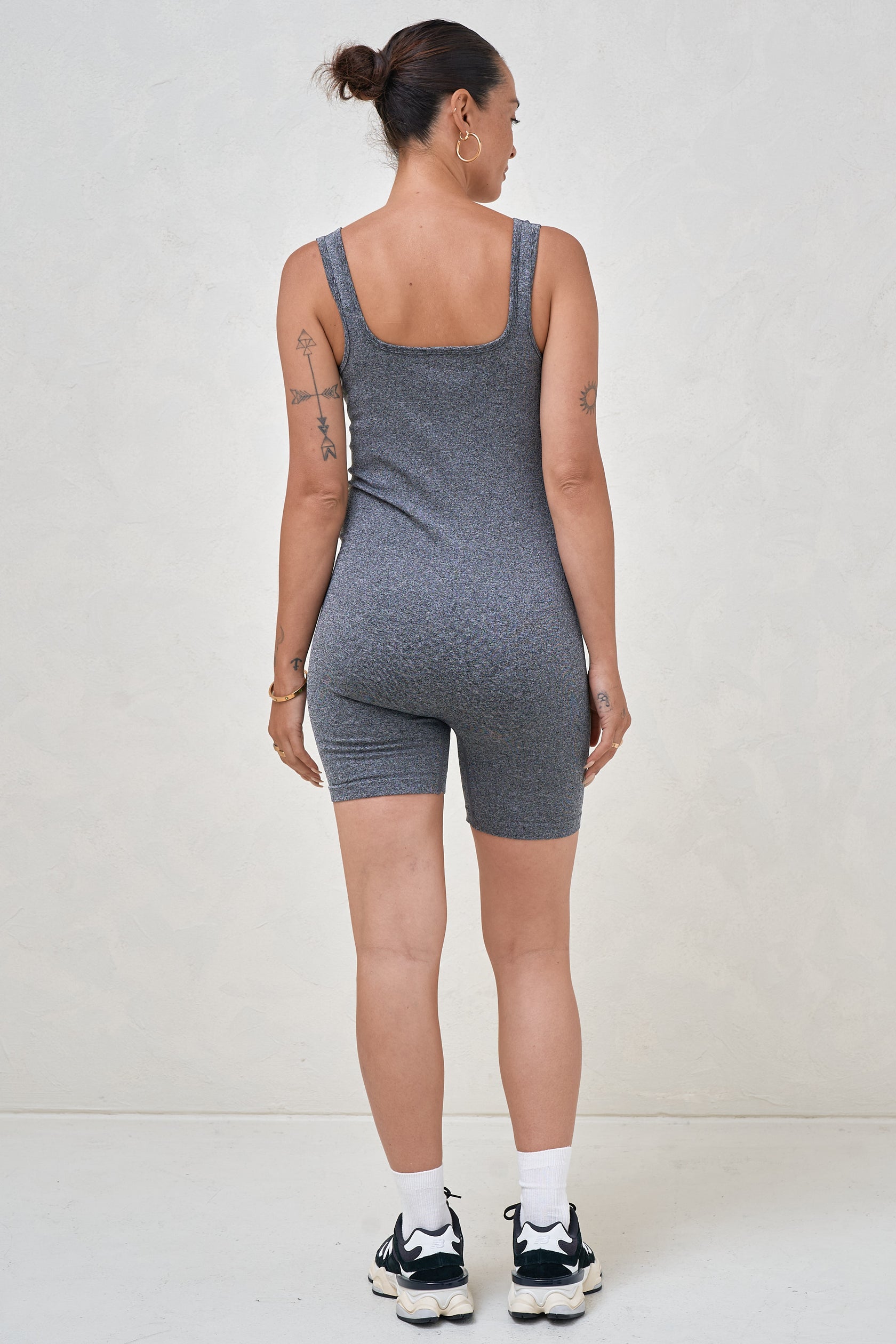 charcoal maternity romper – BAE The Label Australia