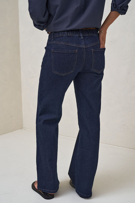 Wide Leg Under-bump Maternity Jean – BAE The Label Australia