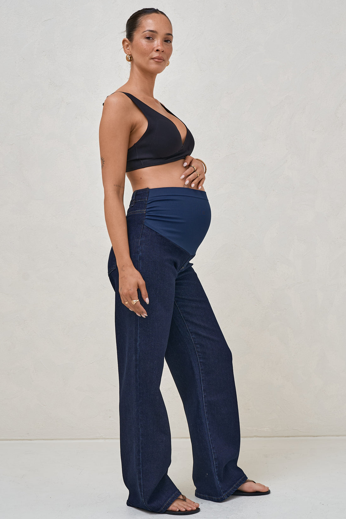Maternity Wide Leg Jean – BAE The Label Australia
