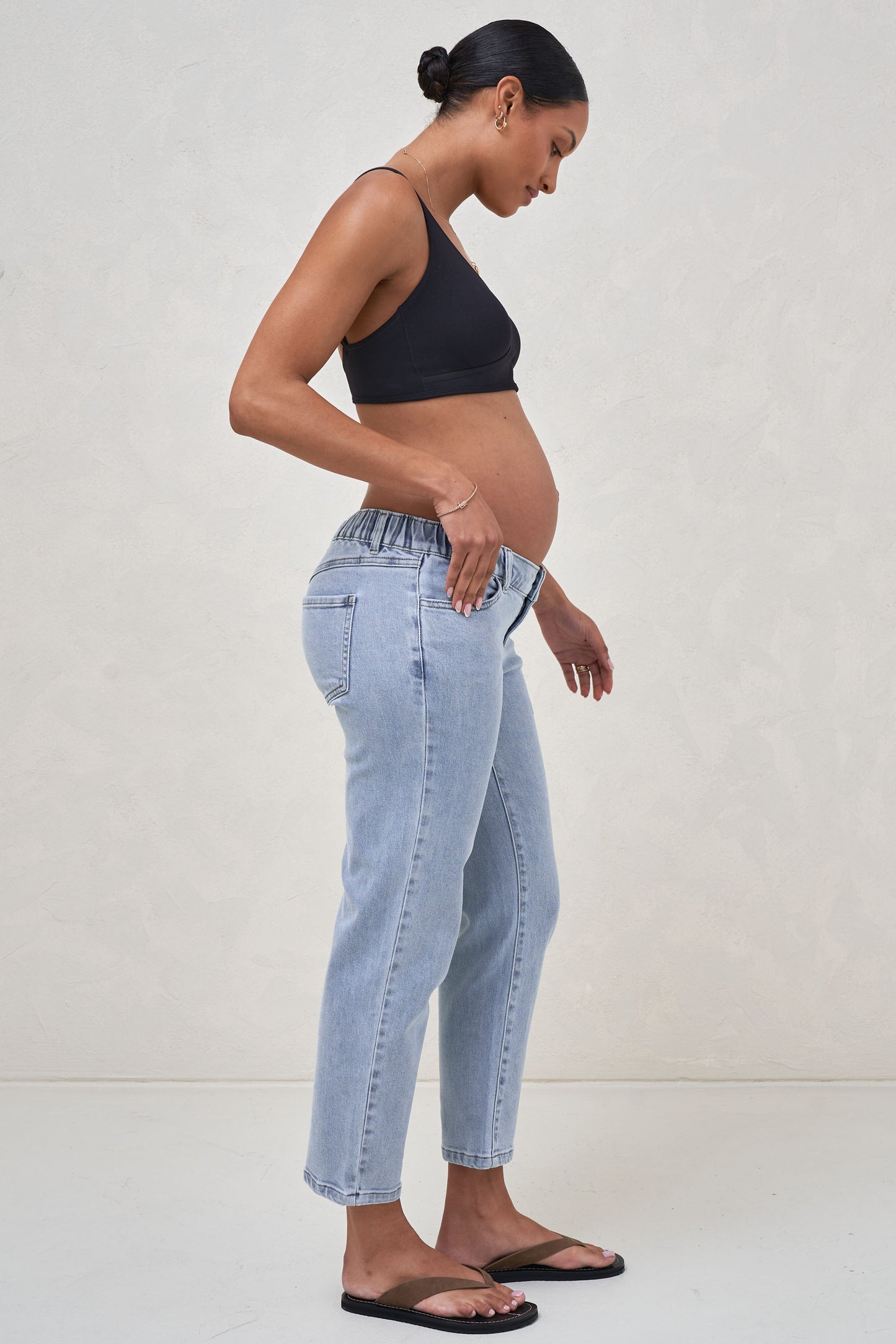 WHS26-JEA27-Small Talk Mum Jean - Pacific Blue – BAE The Label Australia